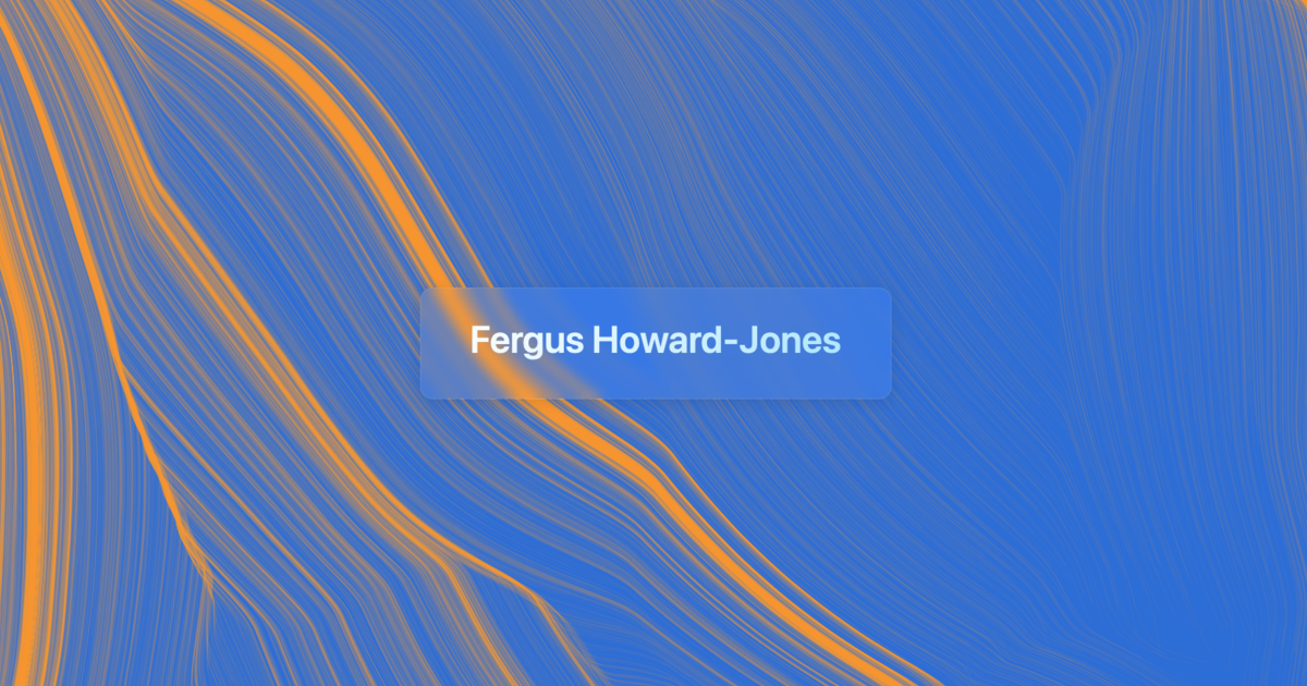 Fergus Howard-Jones